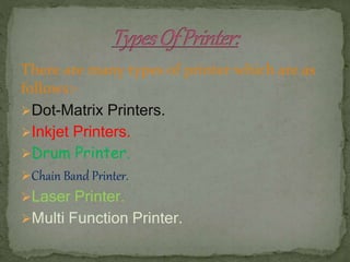 Printers | PPTX
