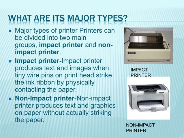 Introduction to Printers | PPTX