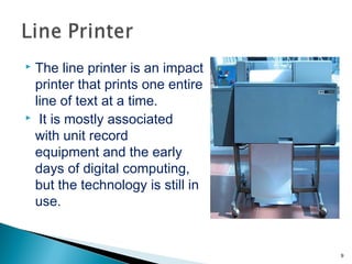 Printers and its types | PPT