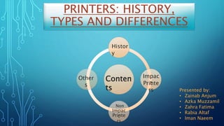 Printers | PPT