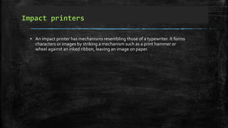 Printers | PPT