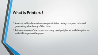 Printers | PPTX