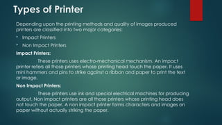Printers .pptx different types of printers | PPTX