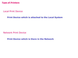 Printers And Groups | PPT