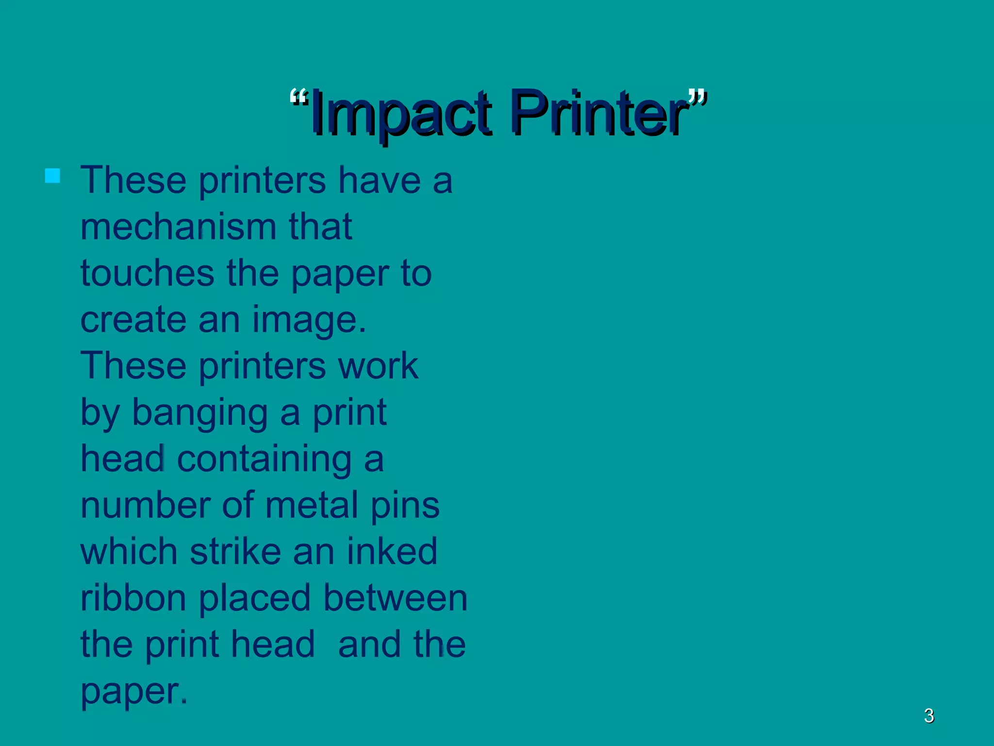 Printers n plotters | PPT