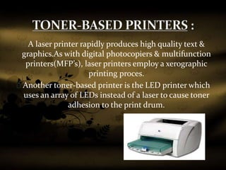 Printers vs. Plotters | PPTX