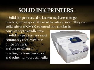Printers vs. Plotters | PPTX