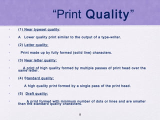 Printers,types ,working and use. | PPT