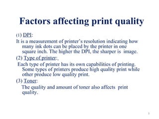 Printers,types ,working and use. | PPT