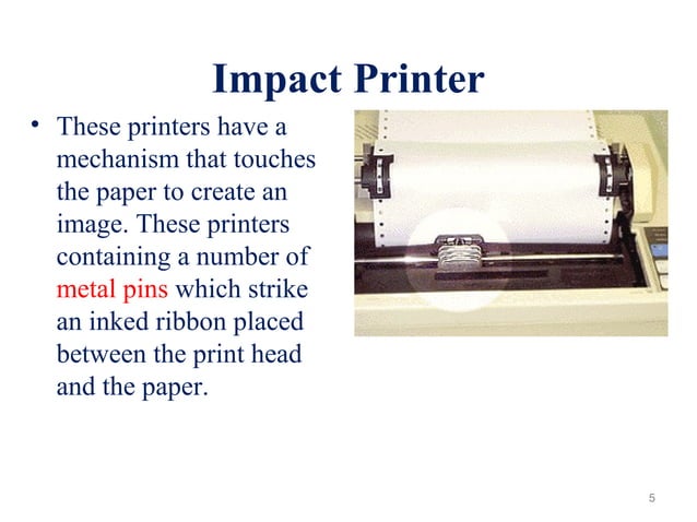 Printers,types ,working and use. | PPT