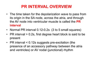 PR INTERVAL,CAUSES OF SHORT AND LONG PR INTERVAL | PPTX