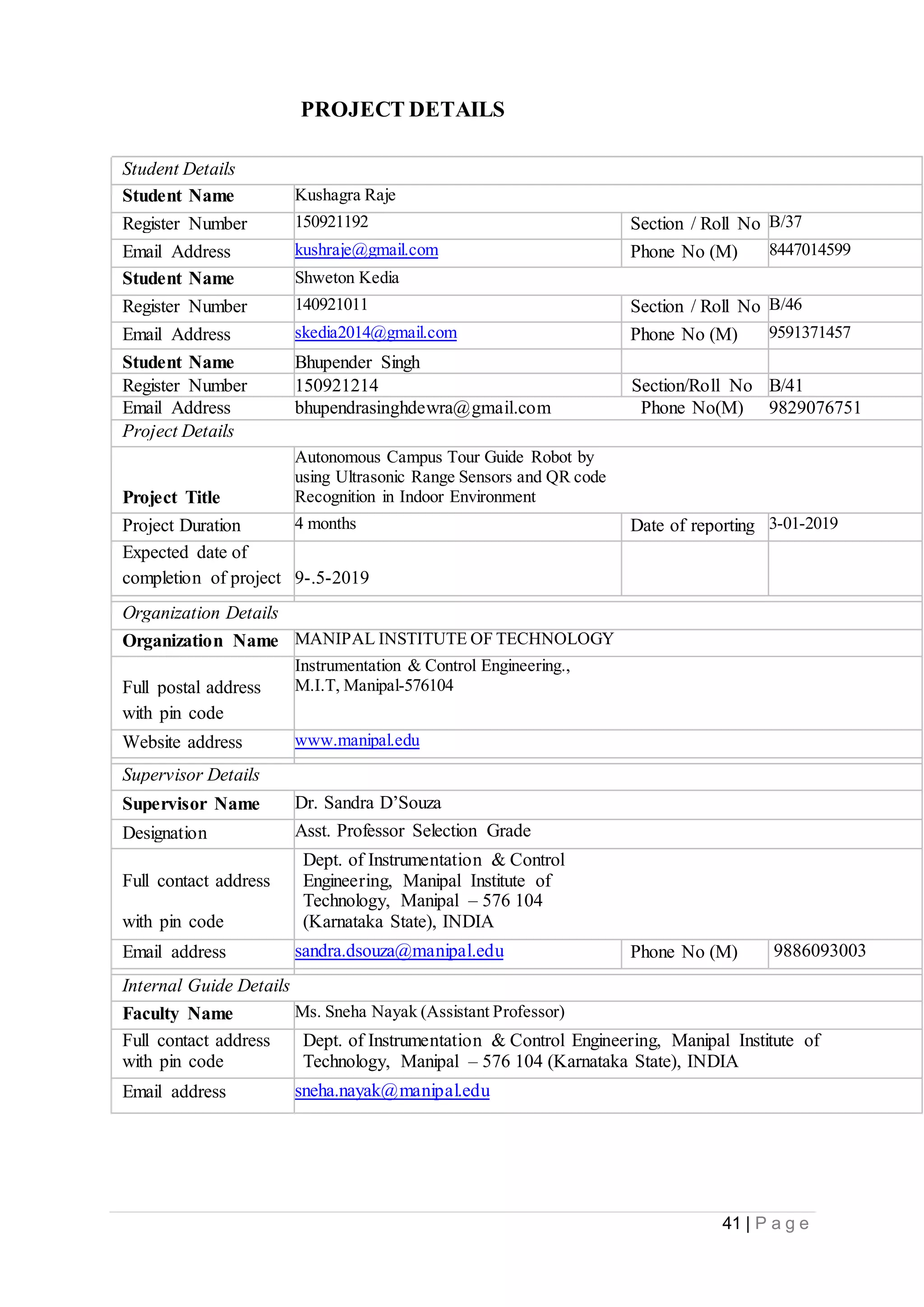 Autonomous Campus Tour Guide Robot by using Ultrasonic Range Sensors and QR code Recognition in ...