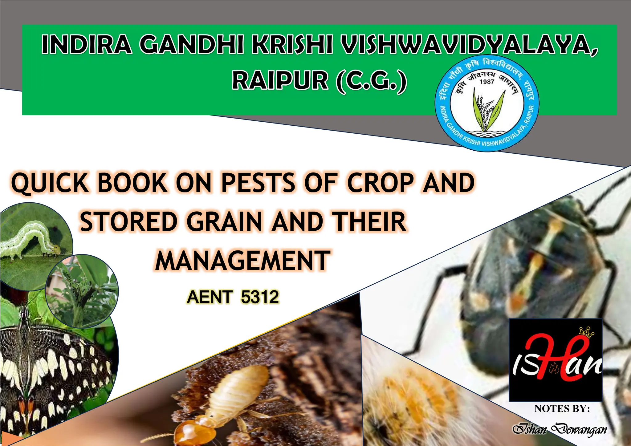 QUICK BOOK ON PESTS OF CROPS AND STORED GRAIN AND THEIR MANAGEMENT ...