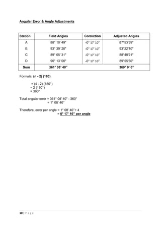 Site Surveying Traversing | PDF