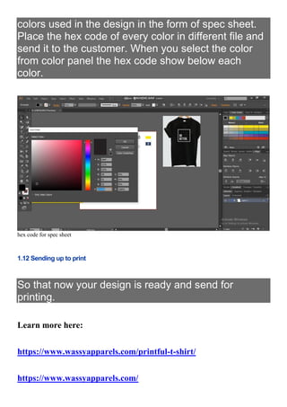 Printful t shirt making | PDF