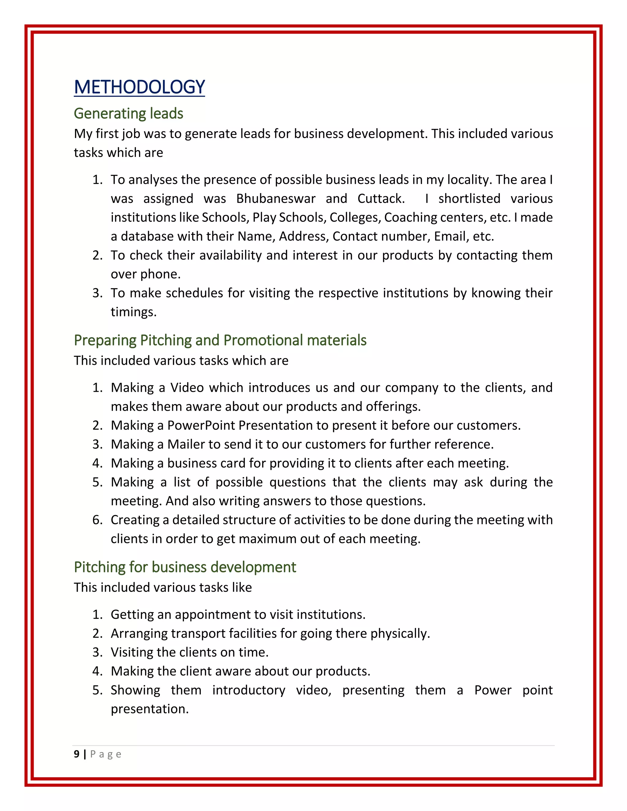 Summer Internship Report @ Printiconic Pvt. Ltd. | PDF