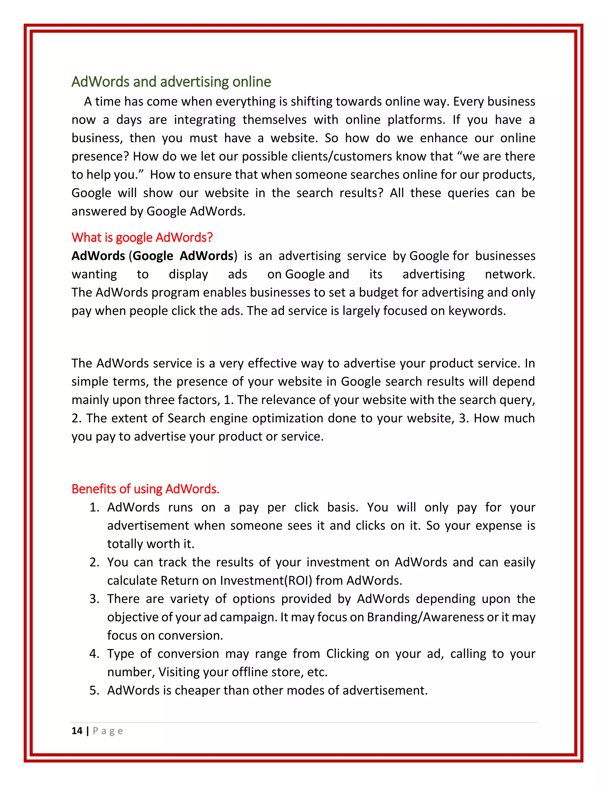 Summer Internship Report @ Printiconic Pvt. Ltd. | PDF