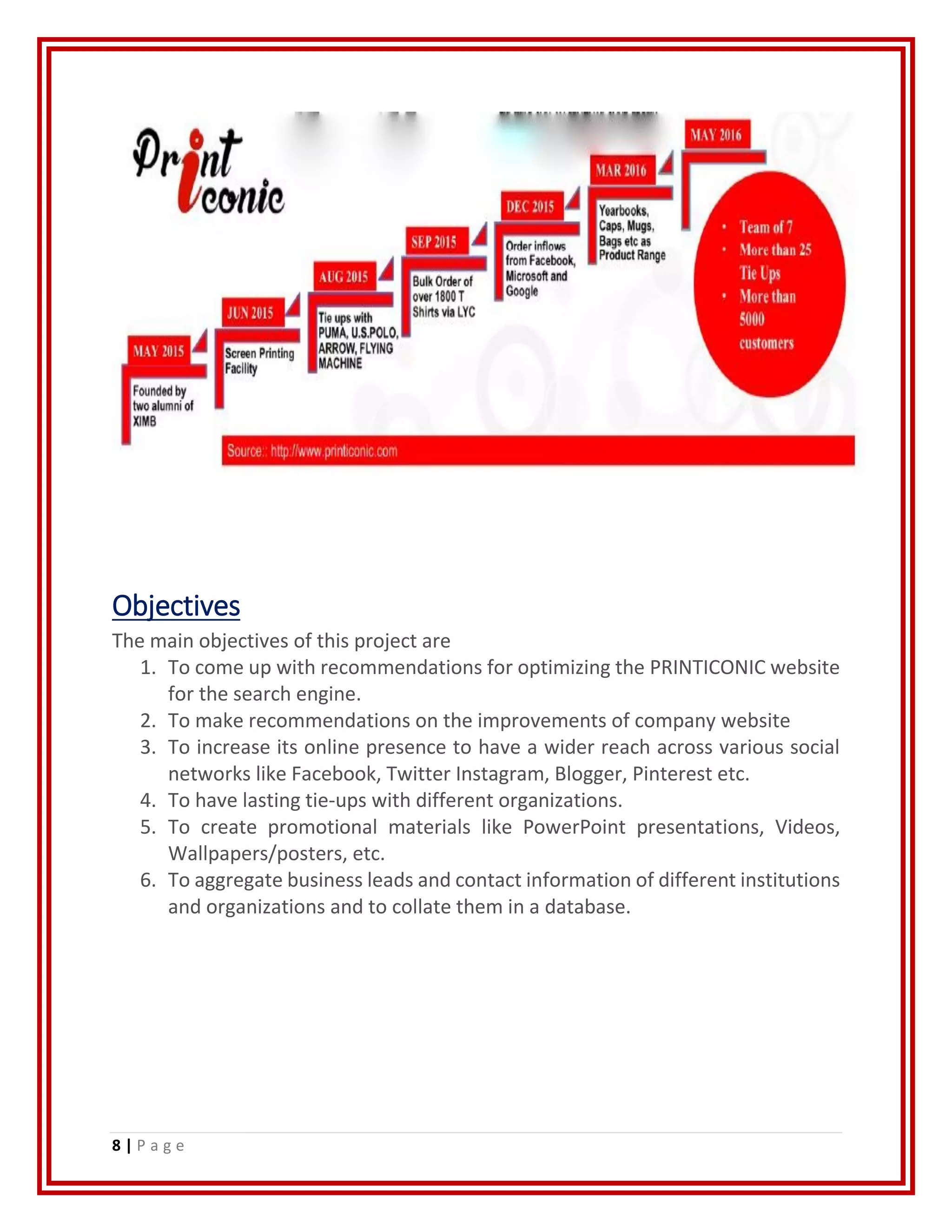 Summer Internship Report @ Printiconic Pvt. Ltd. | PDF