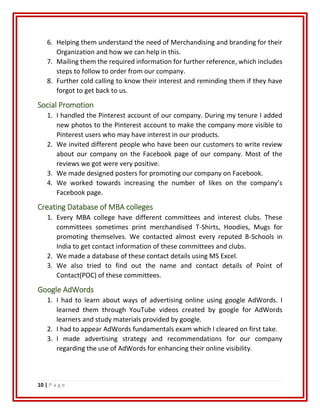 Summer Internship Report @ Printiconic Pvt. Ltd. | PDF