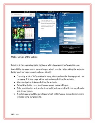 Summer Internship Report @ Printiconic Pvt. Ltd. | PDF