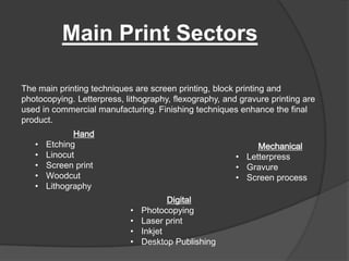 Print industry | PPTX | Desktop Publishing | Computer Software and ...