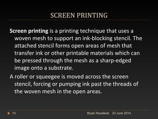 Art of Printing: Styles and Techniques | PPT