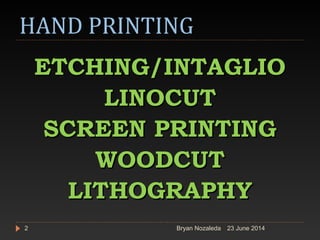Art of Printing: Styles and Techniques | PPT