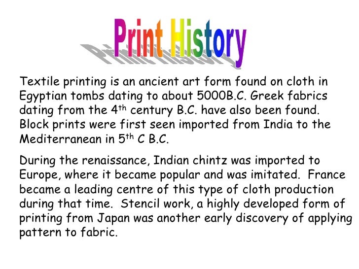 Printing On textiles printing-on-textiles