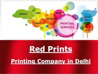 Brochure printing in Gurgaon | Red Prints | PPT