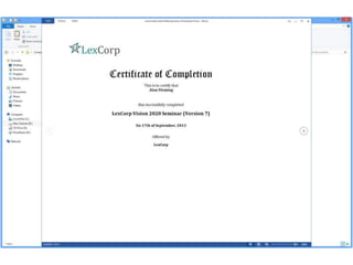 Print Completion Certificates | PPT