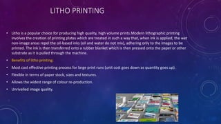 Printing for packaging and print identification | PPTX