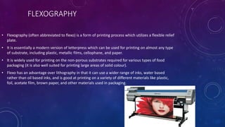 Printing for packaging and print identification | PPTX