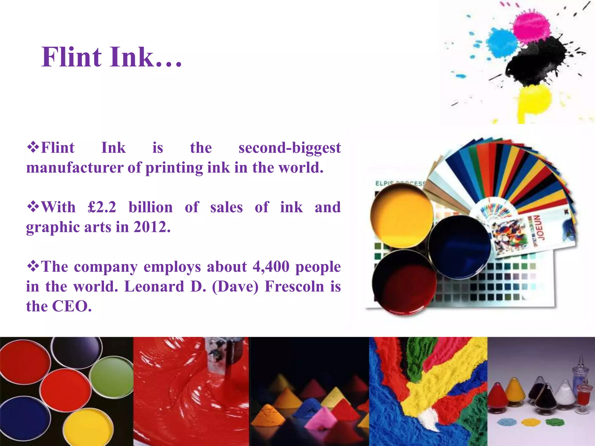 Printing ink manufacturer | PPTX