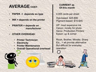 Printing In The 21st Century | PPT