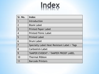 Printing label business dura label | PPTX | Business | Business and Finance