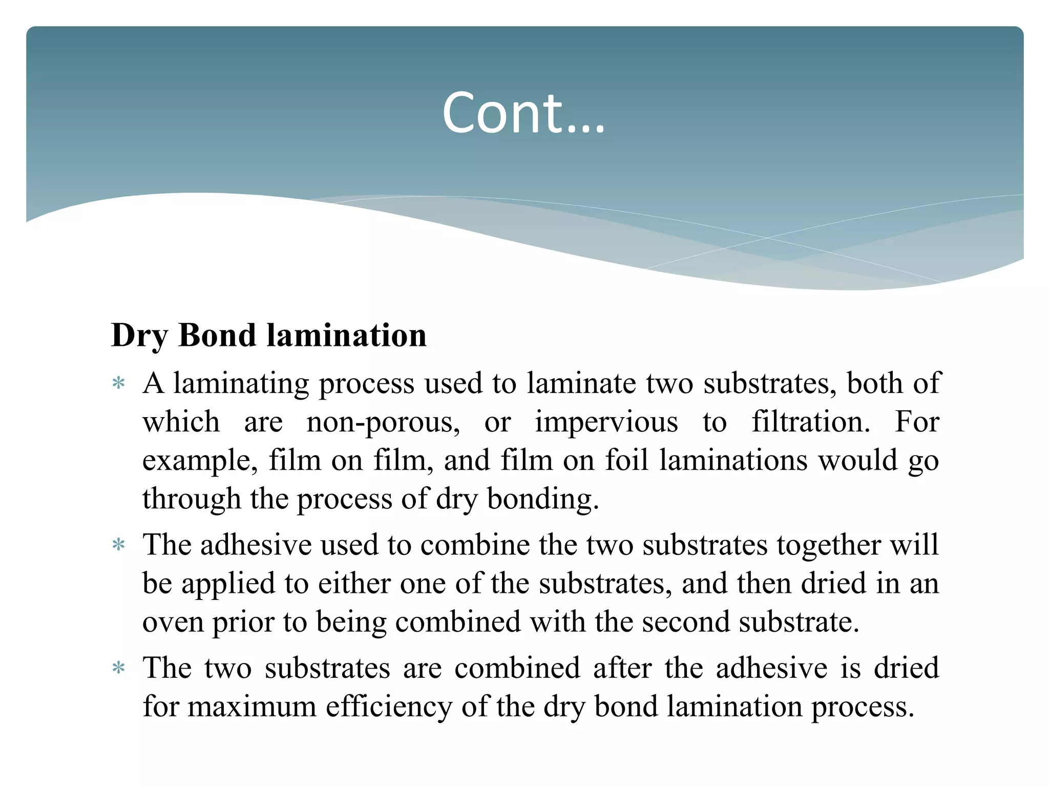Printing, lamination & material structure | PPTX