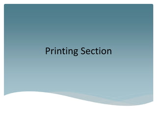 Printing, lamination & material structure | PPTX
