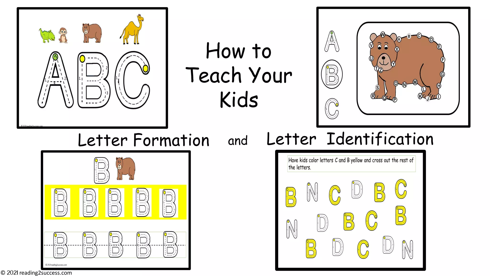 How to Teach Your Kids Letter Formation (printing) and letter ...