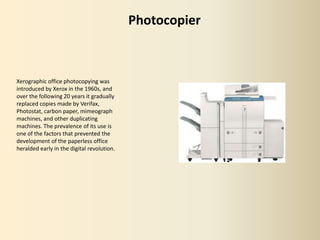 Printing machines | PPTX