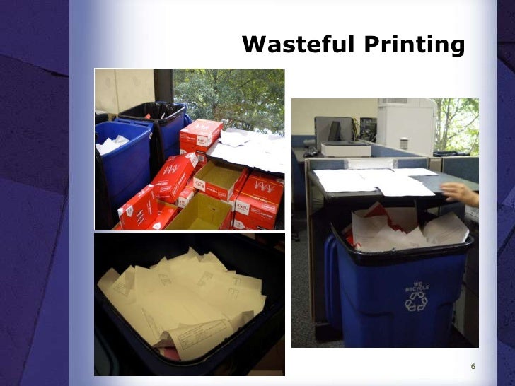 Printing policy communication