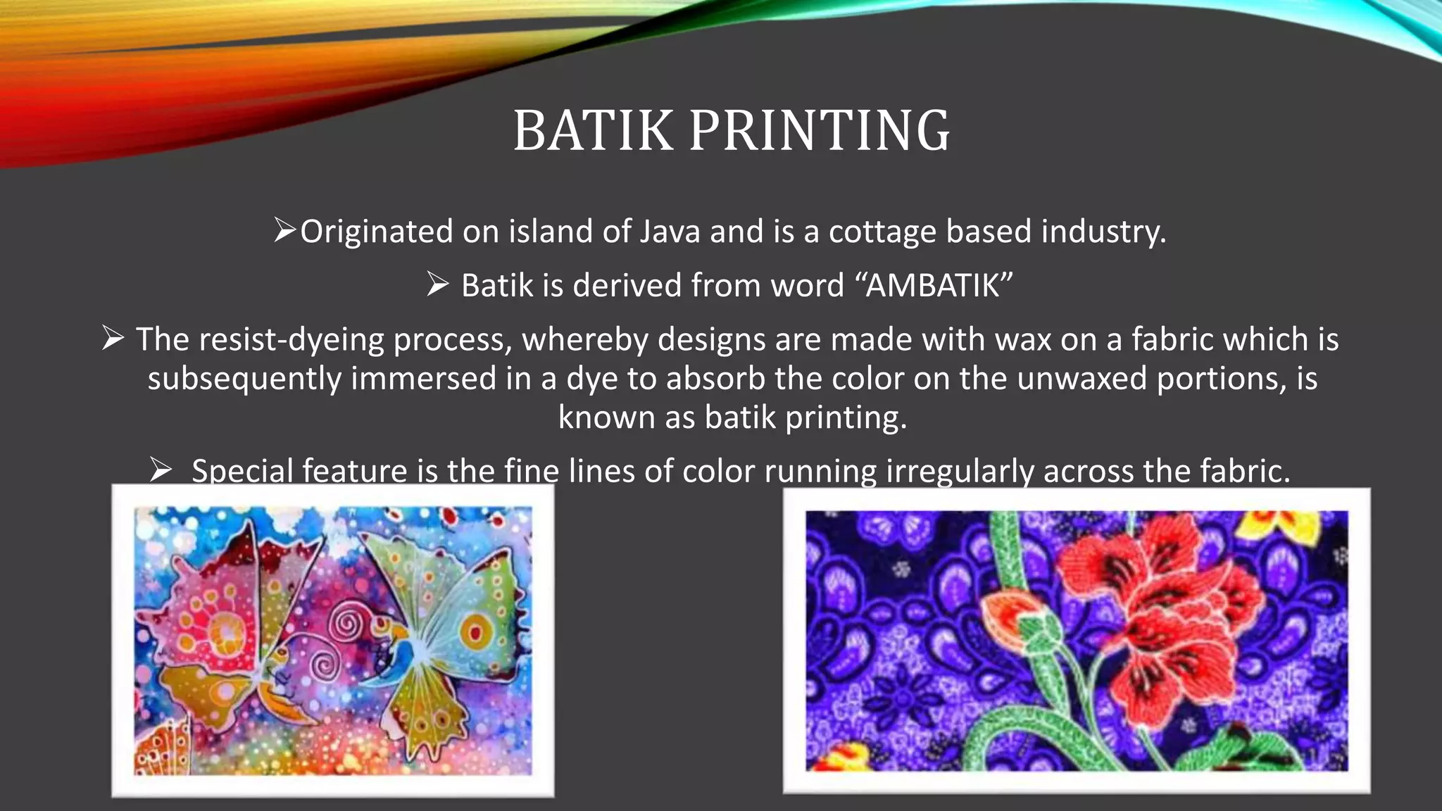 Textile Printing Presentation | PPTX