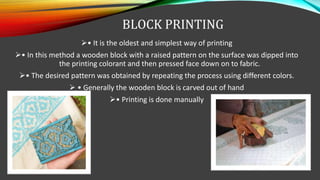Textile Printing Presentation | PPTX