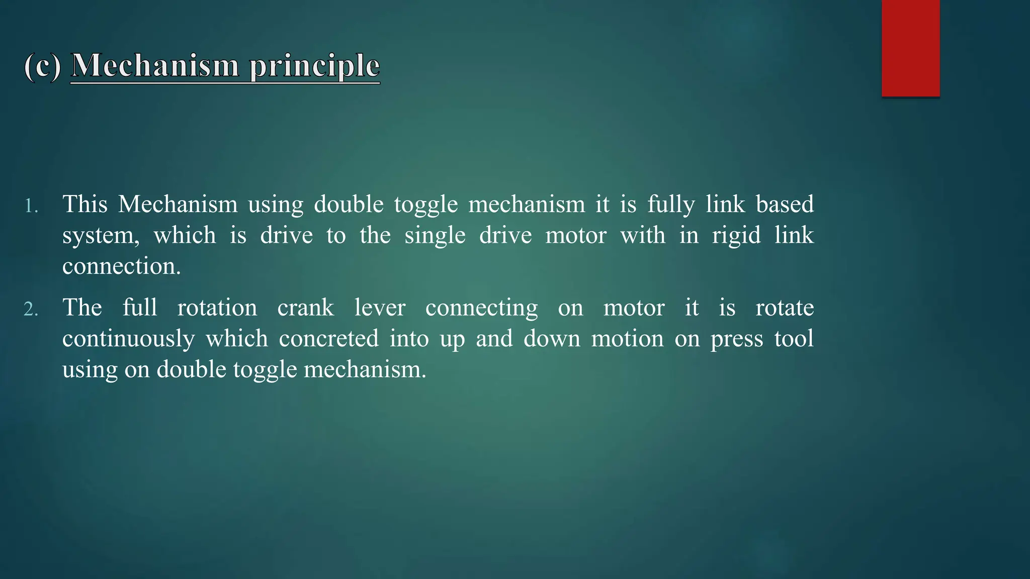 Printing Press Machine Using Double Toggle Mechanism.pptx