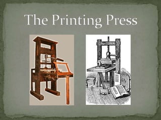 The Printing Press SS Renaissance Project | PPTX