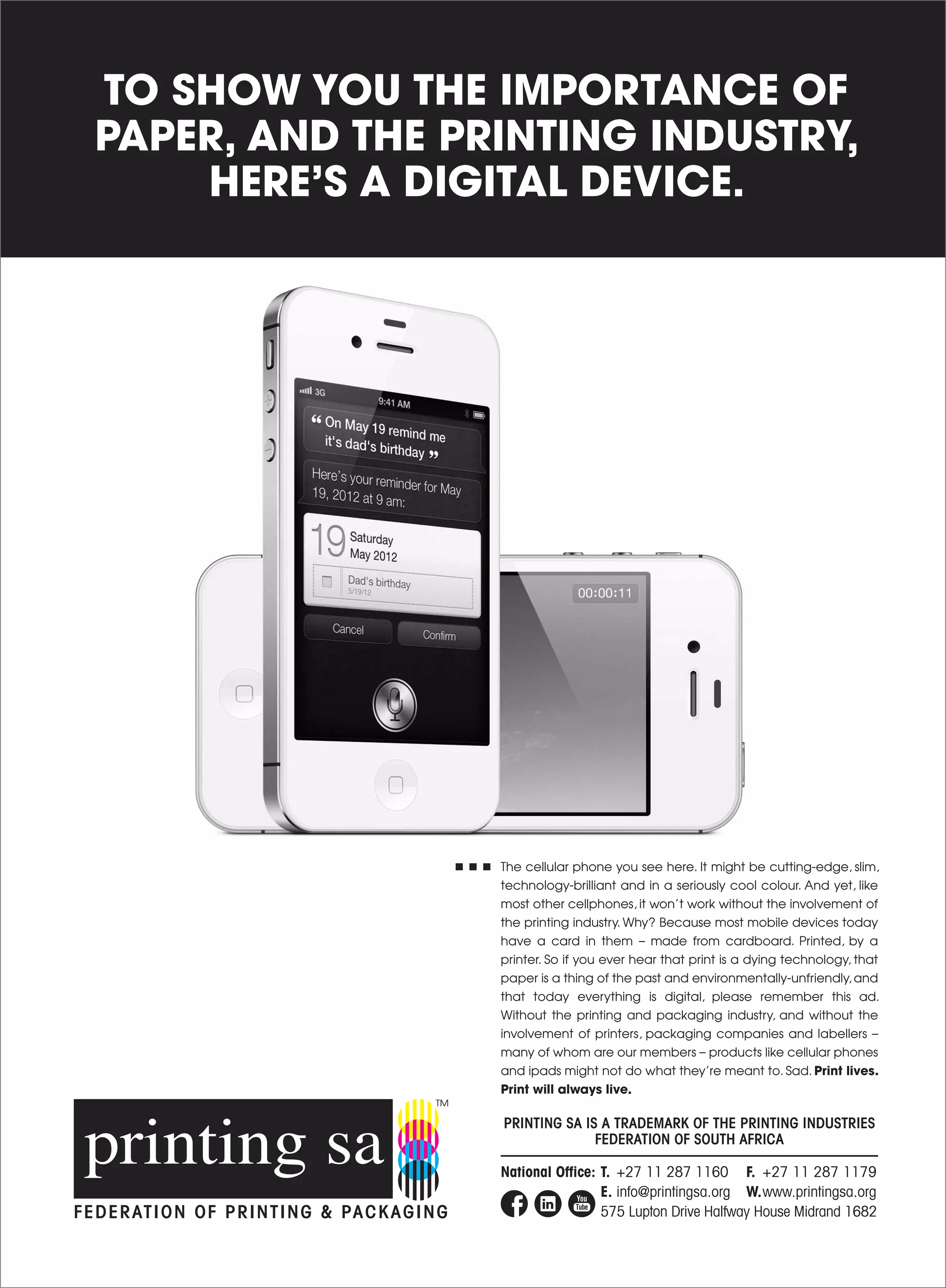 Printing SA advertising campaign | PDF