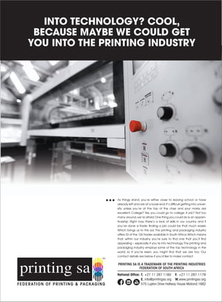 Printing SA advertising campaign | PDF