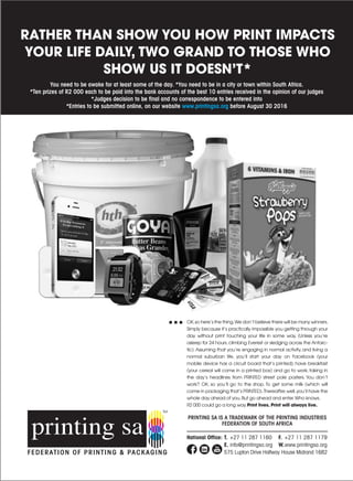 Printing SA advertising campaign | PDF