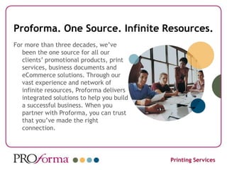 Printing Services | PPTX