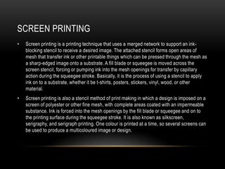 Printing techniques | PPTX