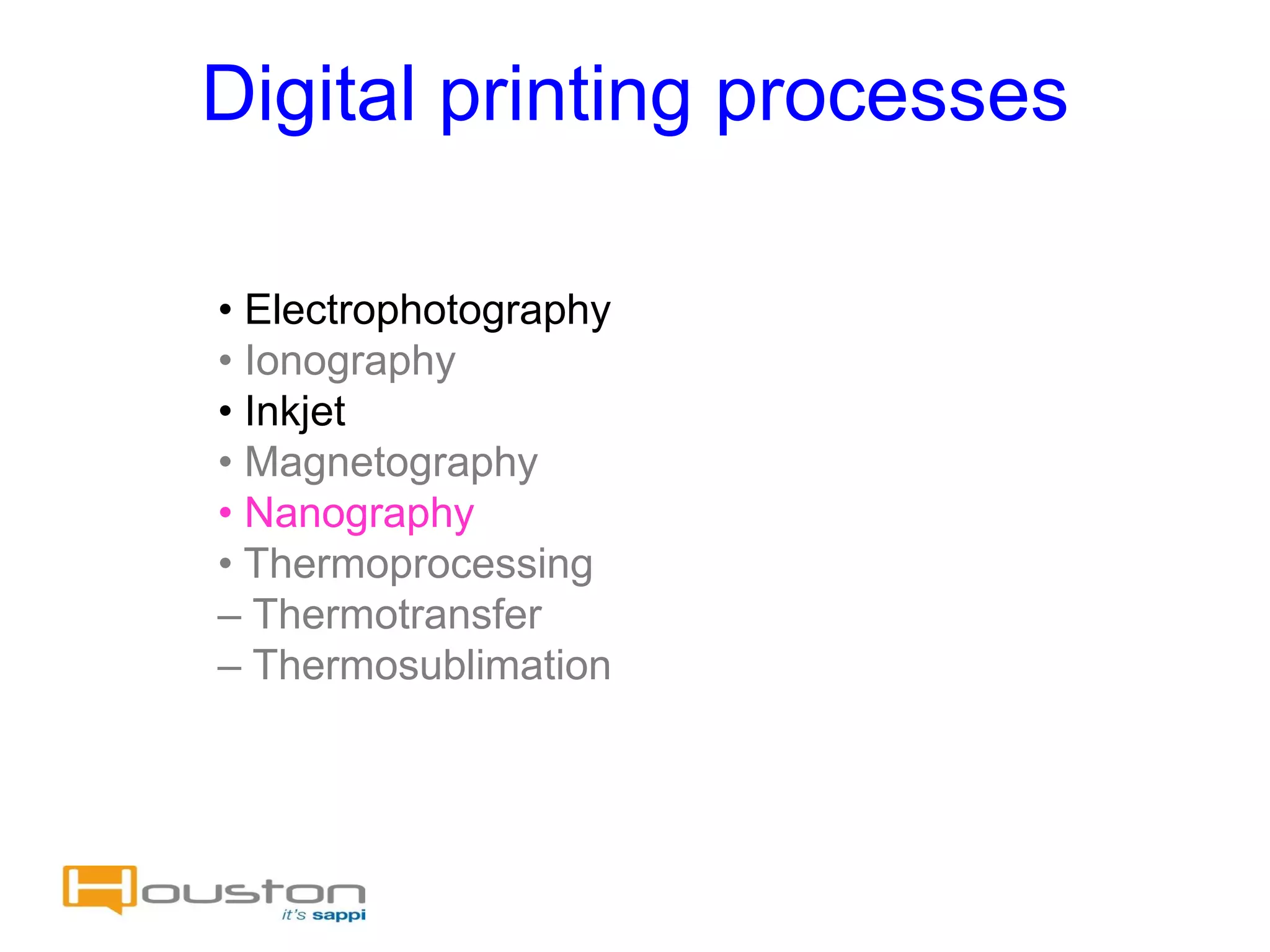 Printing technologies compared | PDF